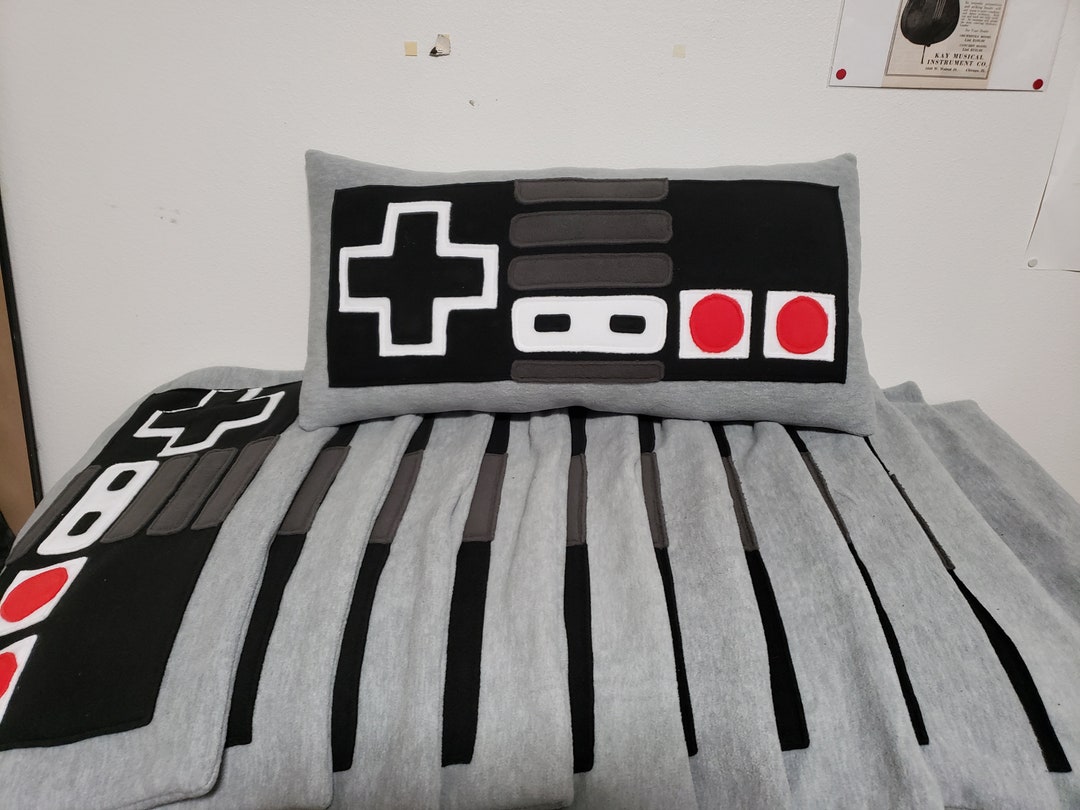 PREORDER Handmade NES Controller Pillow (12'' X 24") - Etsy