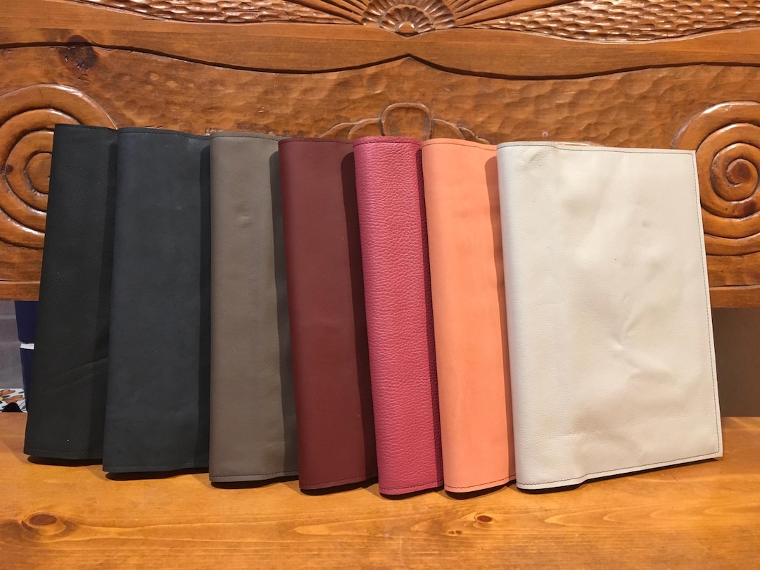 Genuine Leather Book Cover - Etsy