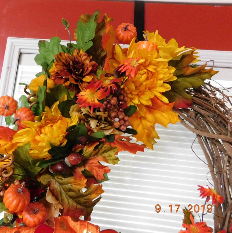 Fall Harvest Wreath - Etsy