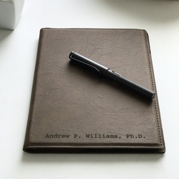Leather Notepad - Etsy