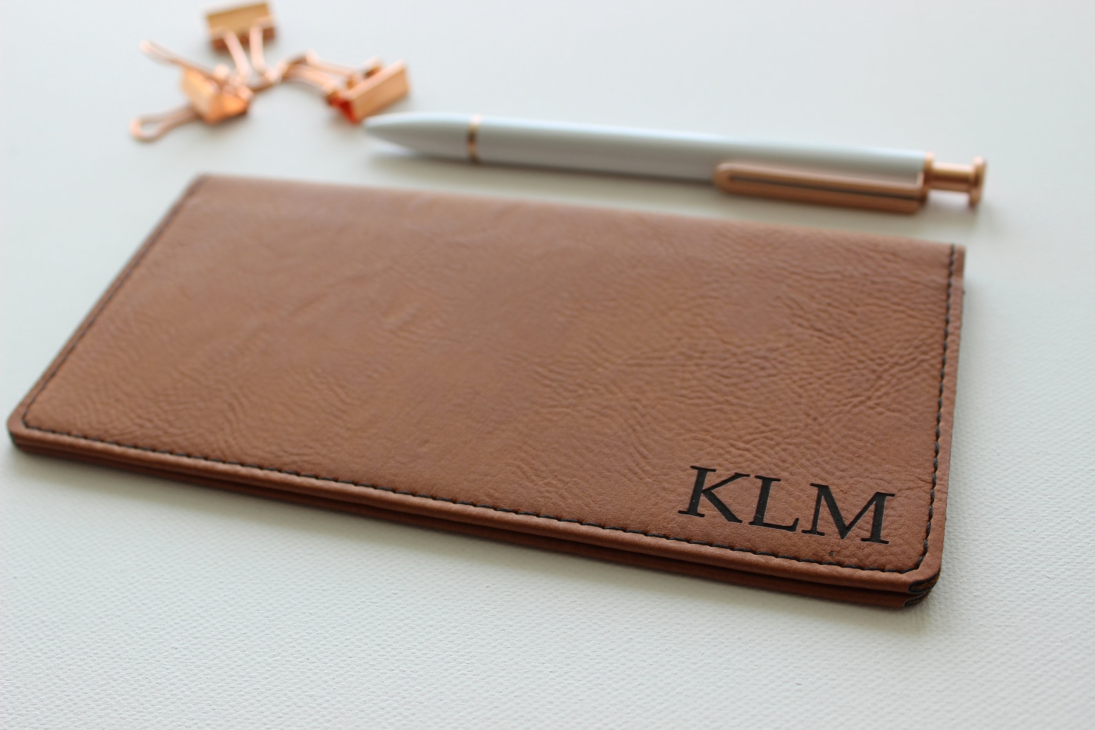 Personalized Custom Check Book Cover For Women Or Men Company Etsy