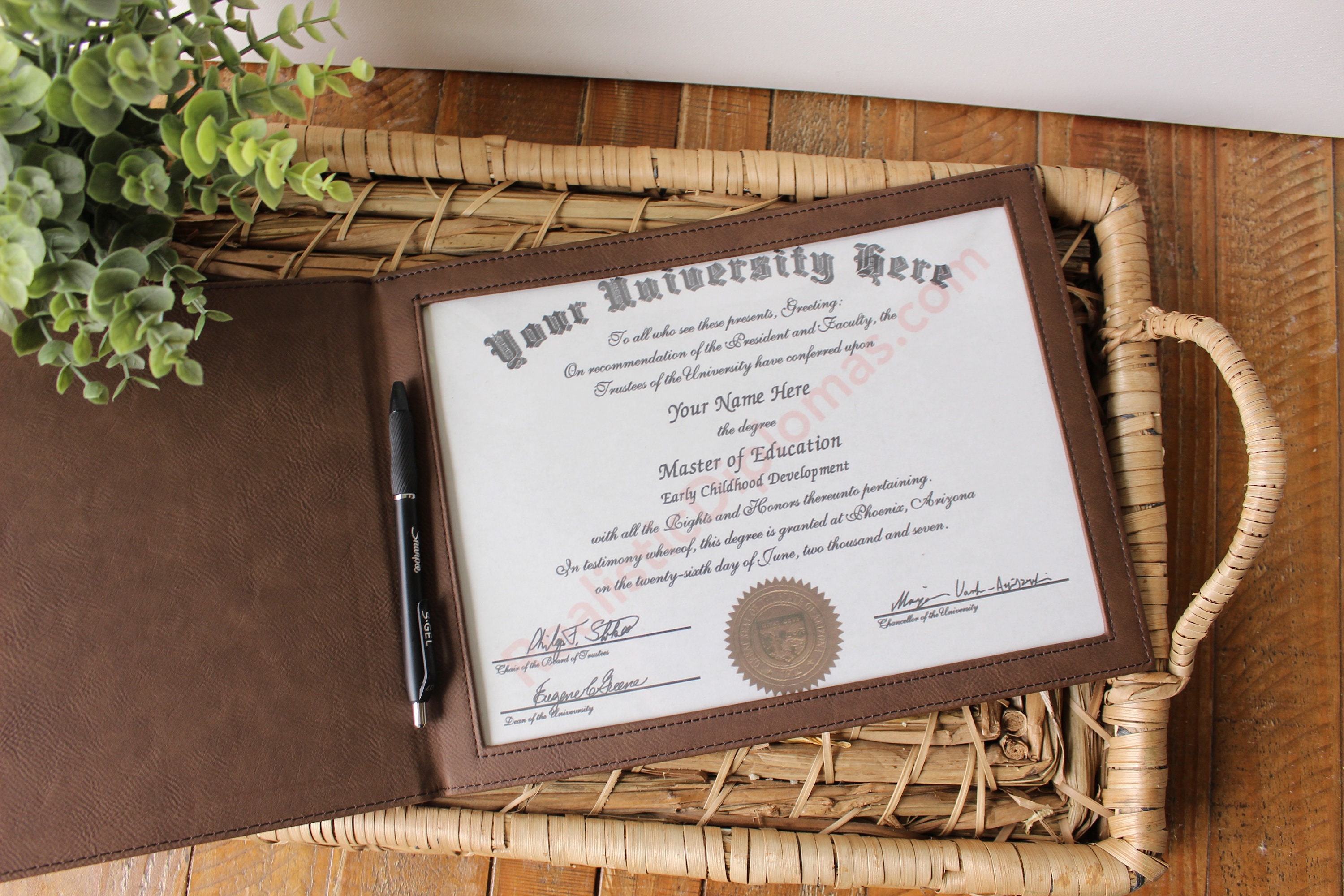 Personalize Graduation Diploma Holder - Etsy