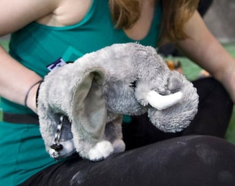 Crimp Chimps Penguin Stuffed Animal Chalk Bag | Etsy