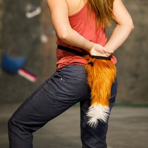 Crimp Chimps Original Fox Tail Chalk Bag - Etsy