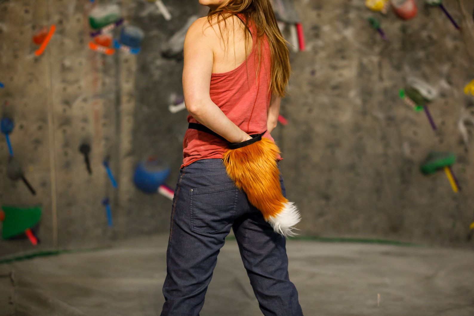 Crimp Chimps Original Fox Tail Chalk Bag | Etsy UK