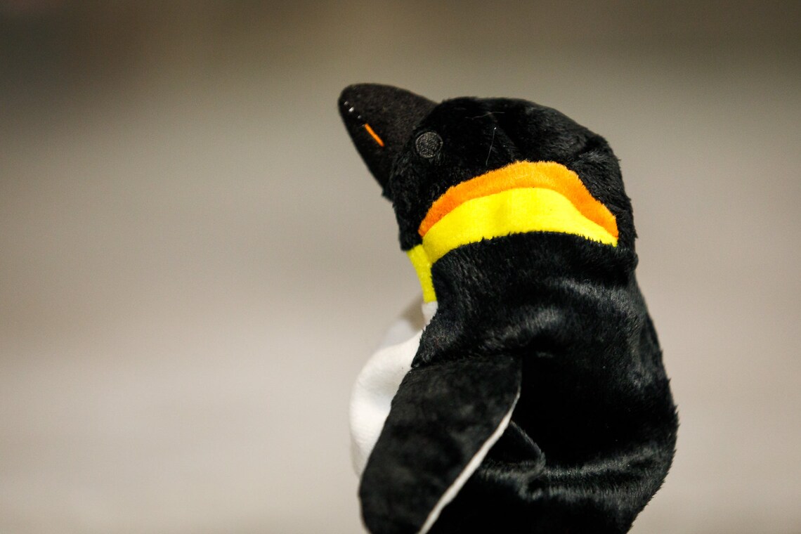 Crimp Chimps Penguin Stuffed Animal Chalk Bag | Etsy