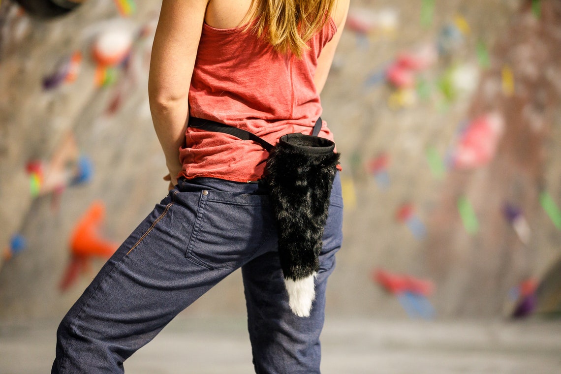 Crimp Chimps Original Fox Tail Chalk Bag - Etsy