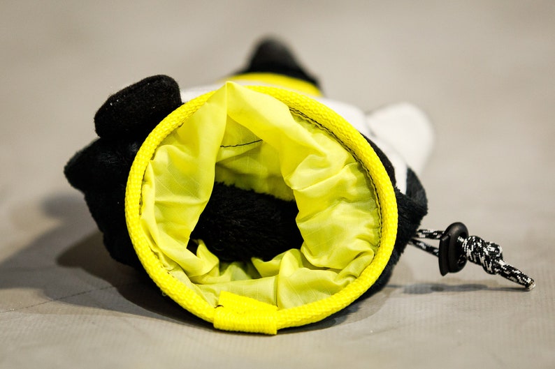 Crimp Chimps Penguin Stuffed Animal Chalk Bag | Etsy