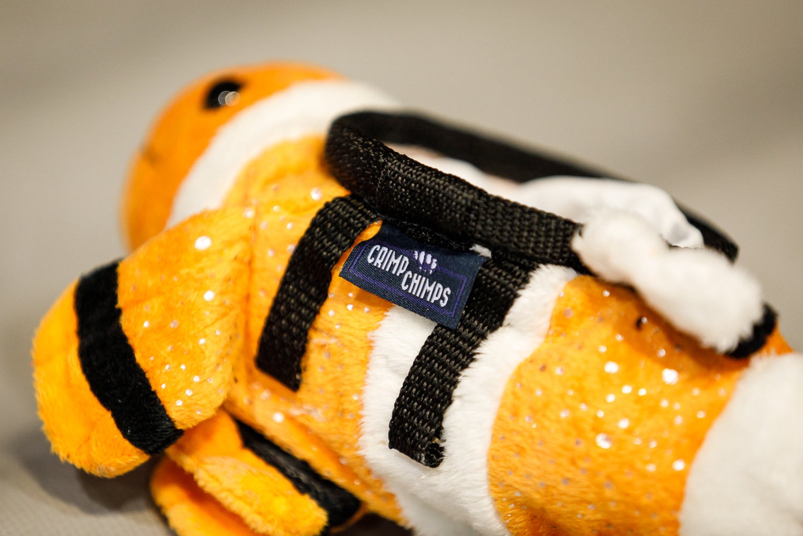 Crimp Chimps Clownfish Stuffed Animal Chalk Bag | Etsy