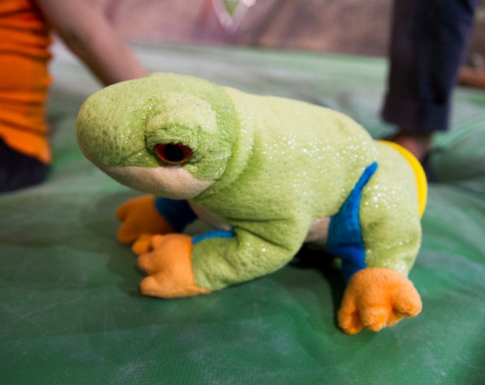 Crimp Chimps Tree Frog Stuffed Animal Chalk Bag - Etsy