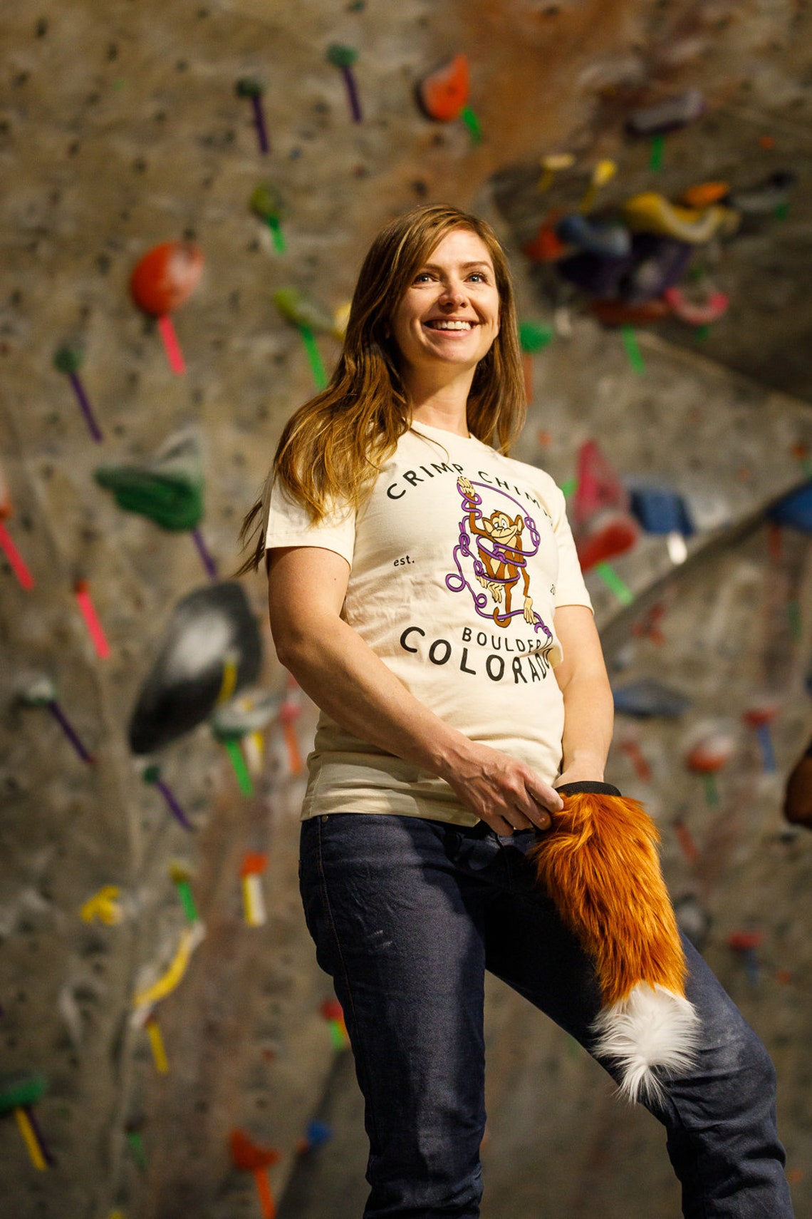 Crimp Chimps Original Fox Tail Chalk Bag - Etsy