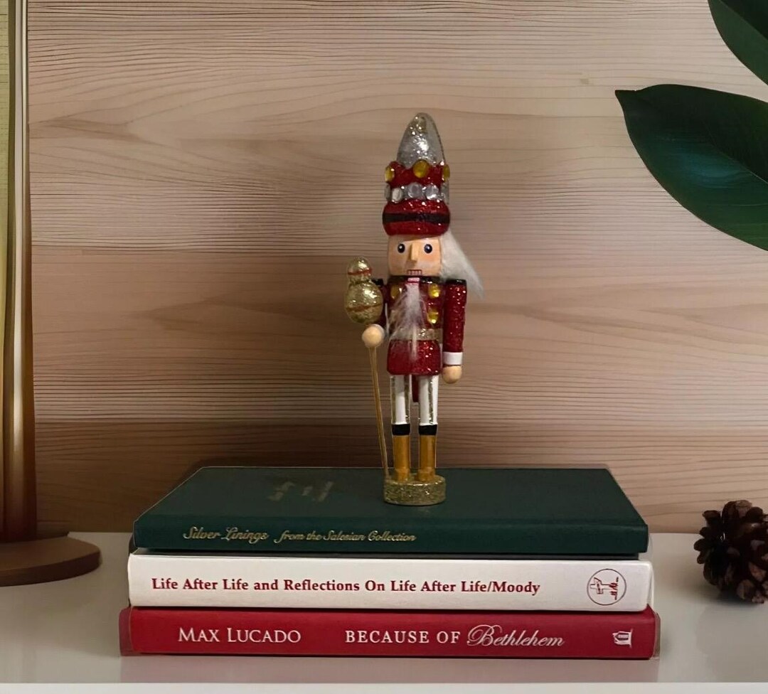 Red and Green Book Stack Books for Christmas Decor Book Props Instant ...