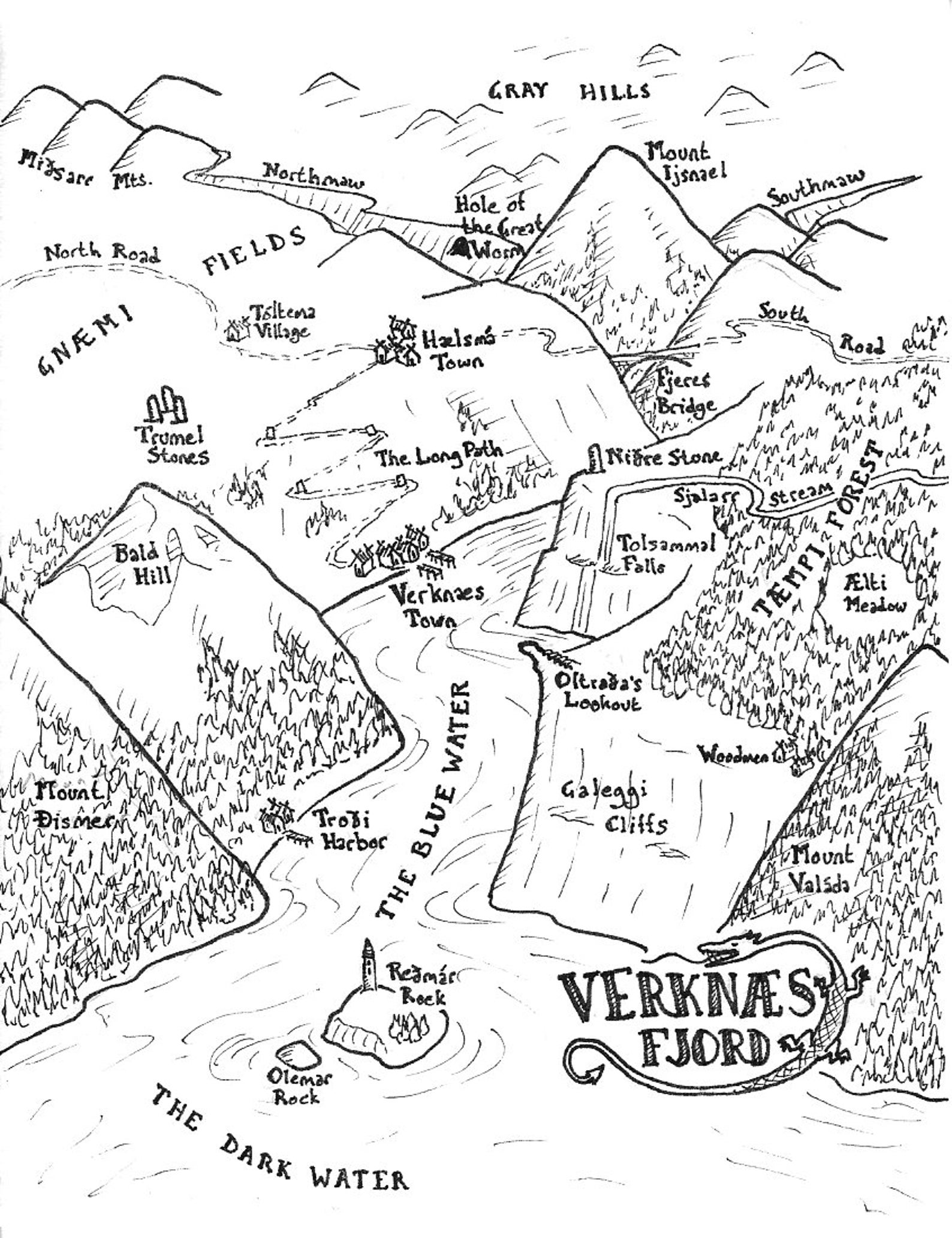 Fantasy Style Map for Your Novel or Campaign - Etsy