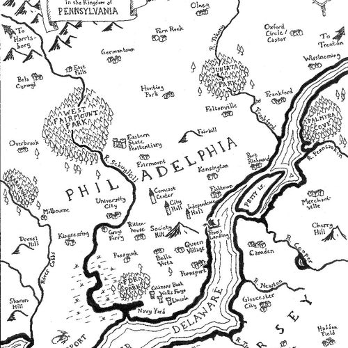 Fantasy Map of Washington DC - Etsy