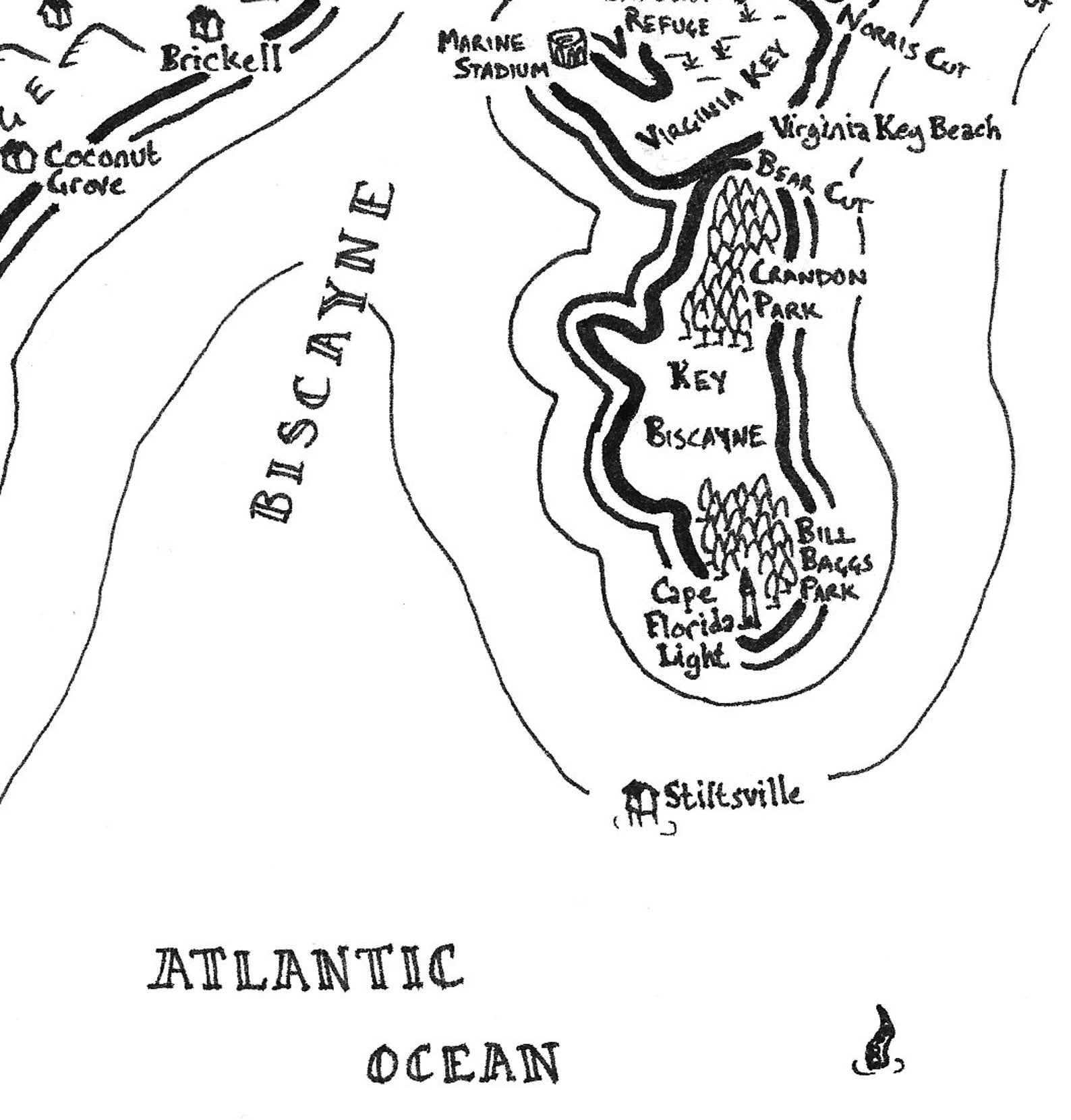 Fantasy Map of Miami - Etsy