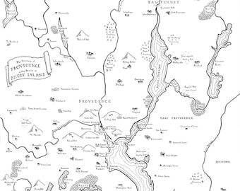 Fantasy Map of Washington DC | Etsy