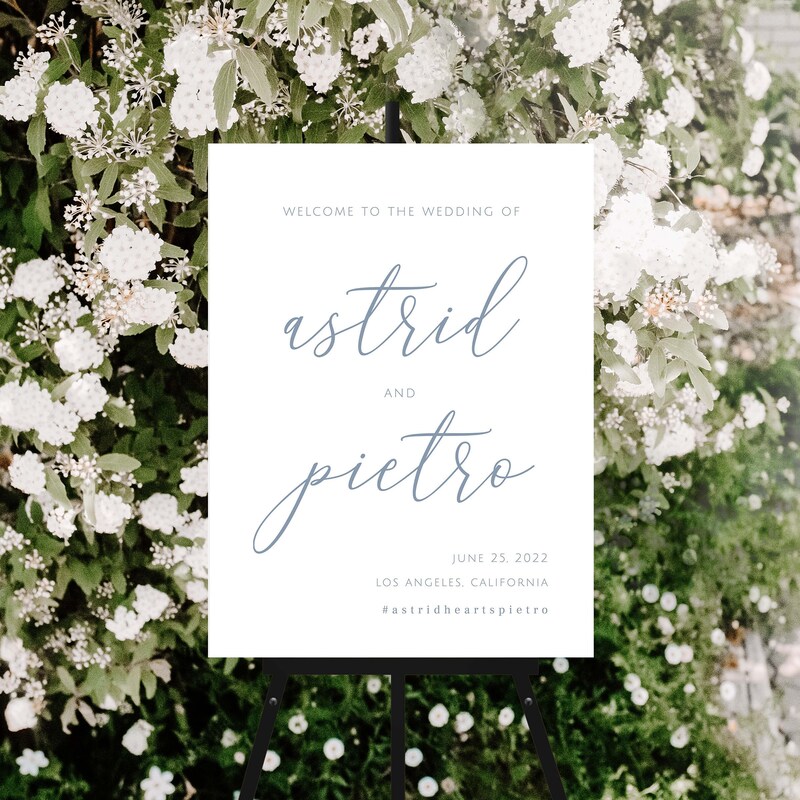 Modern Wedding Signs - Etsy