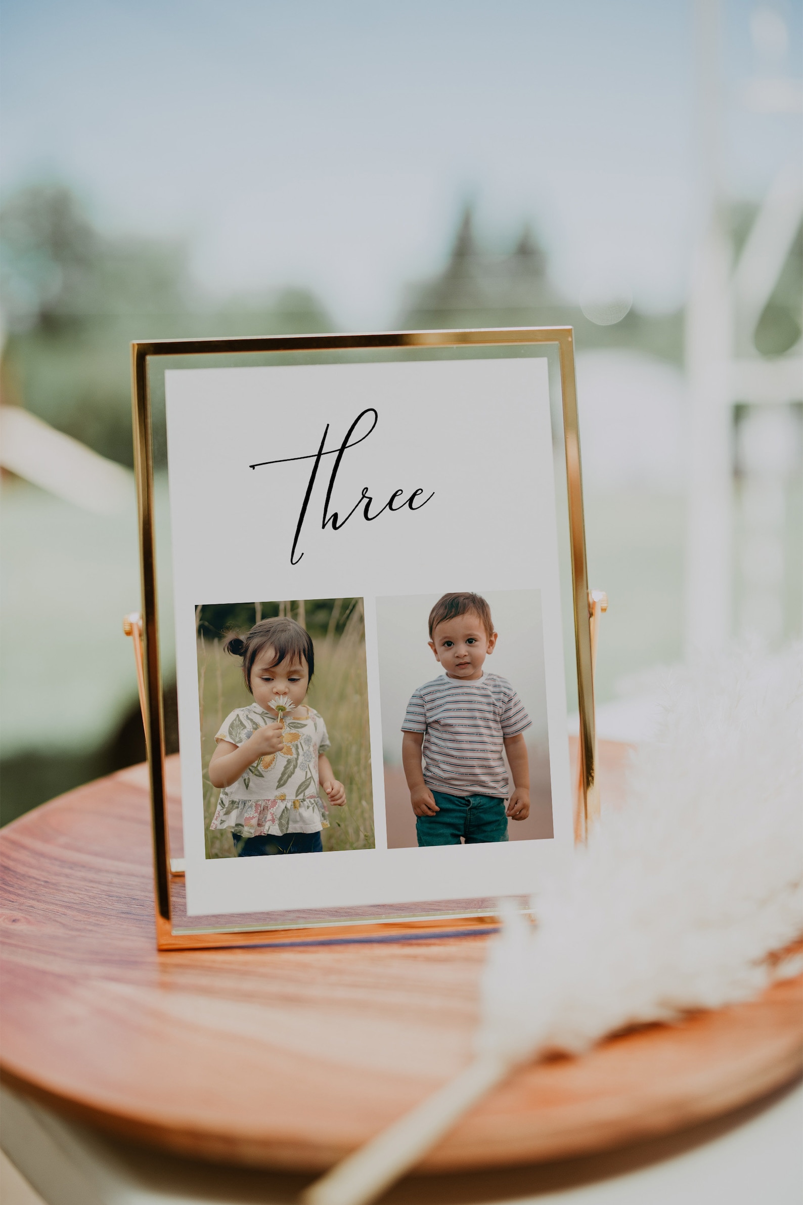 Photo Table Numbers Wedding / When We Were Table Numbers / - Etsy