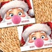 Christmas Lip Balm Card Holder: Holiday Ornament Gift Tag (instant ...