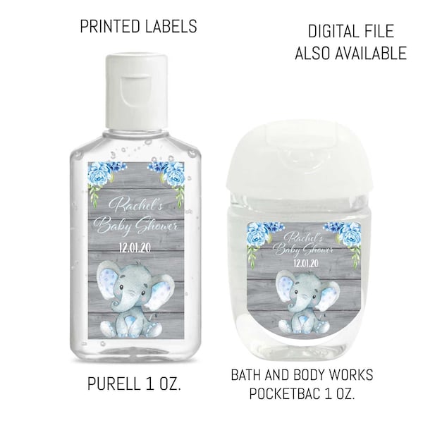 Elephant Labels - Etsy