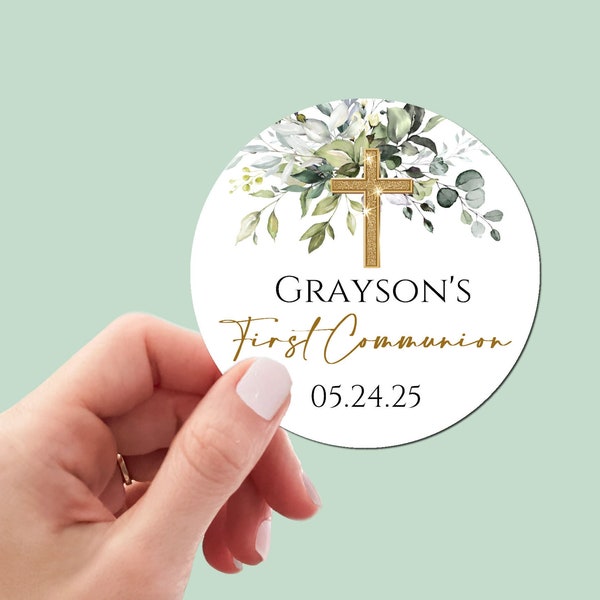 Communion Stickers - Etsy