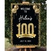 100th Birthday Welcome Sign, 100th Birthday Party, 100th Birthday ...