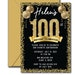 100th Birthday Invitation, Hundred Birthday Invitation, Centenarian ...
