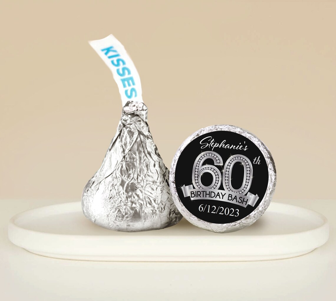 60th Birthday Stickers Personalized Birthday Sticker High - Etsy