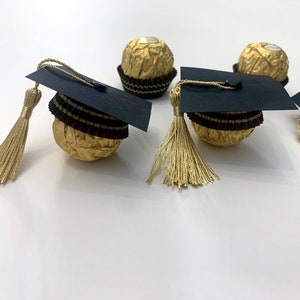 Ferrero Rocher Graduation Cap Favors, Graduation Favors, Graduation ...