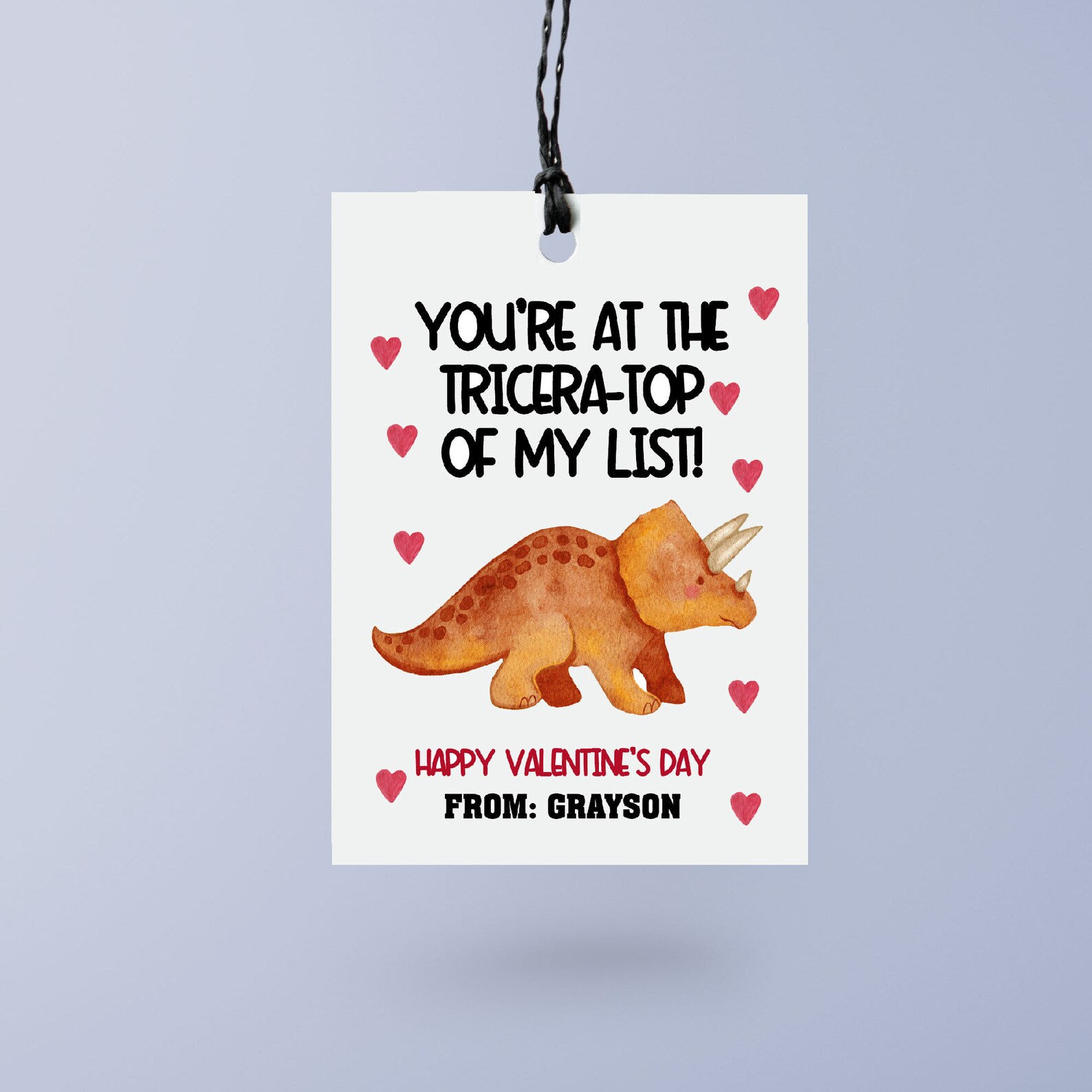 Dino-mite Valentines Cards, Printable Dinosaur Valentines Card or Kids ...