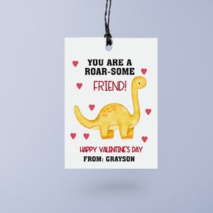 Dino-mite Valentines Cards, Printable Dinosaur Valentines Card or Kids ...