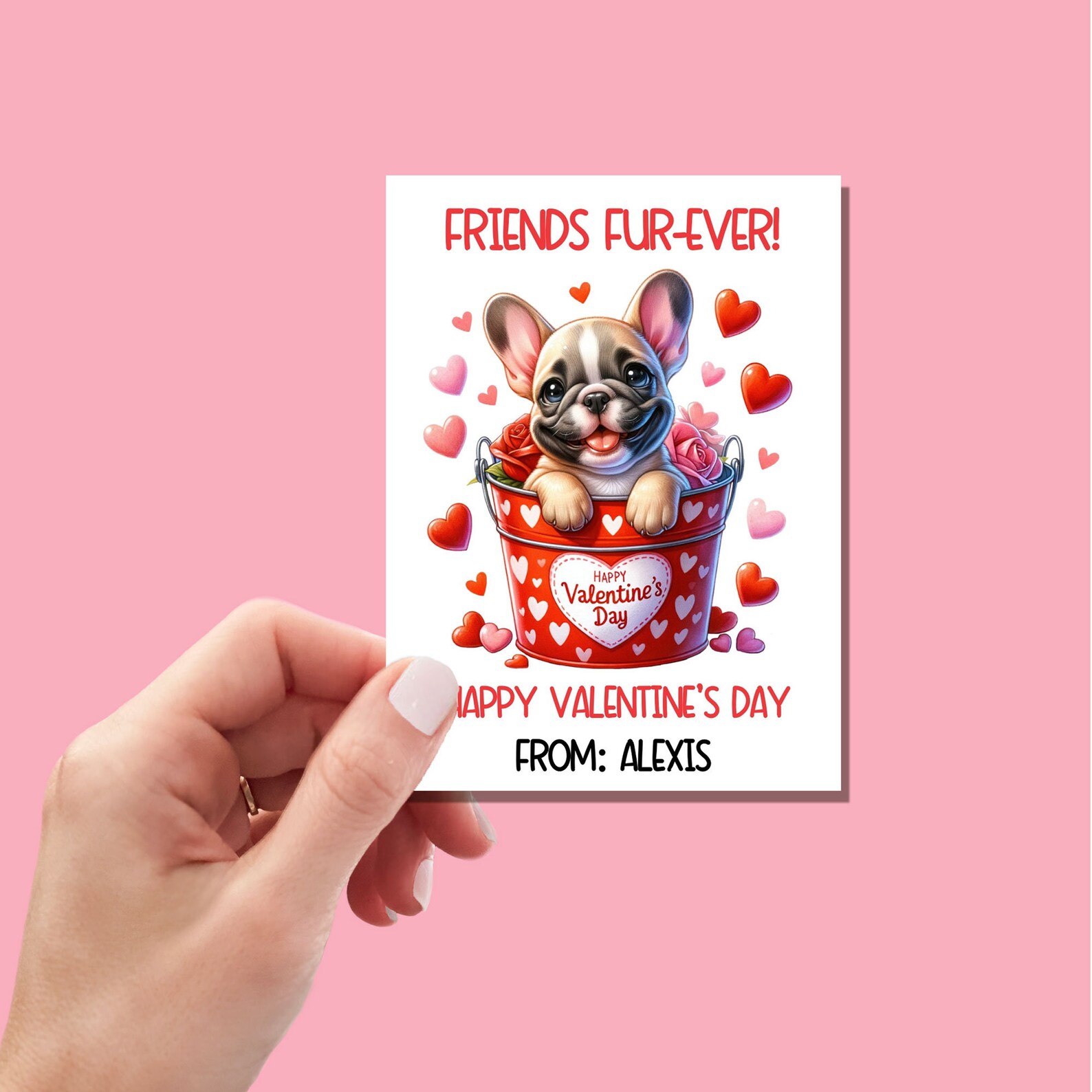 Editable Puppy Valentine Cards Printable, Dog Classroom Valentine's Day ...