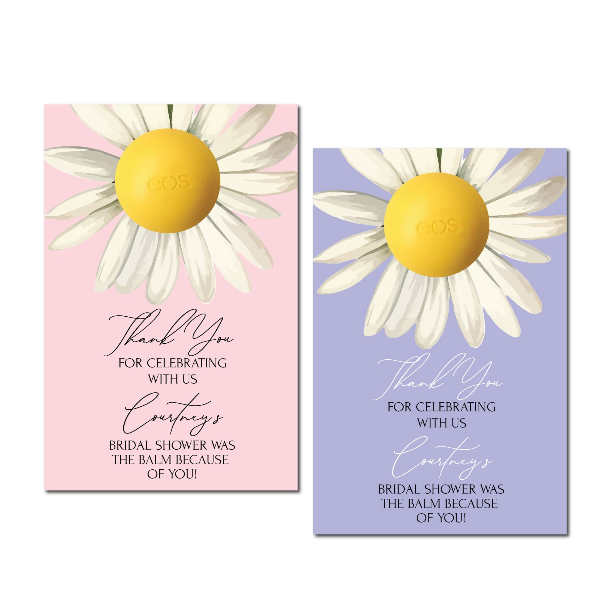 Daisy EOS Lip Balm Bridal Shower Favor (printable) - Etsy