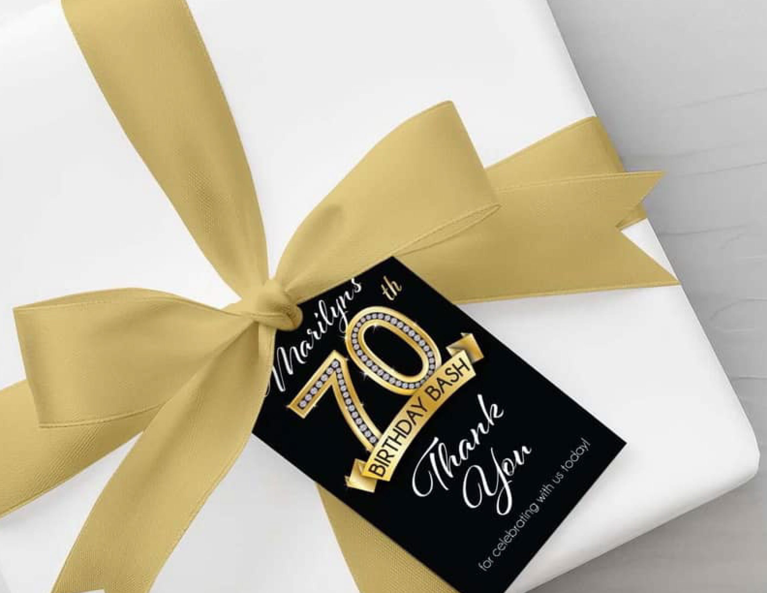 70th Birthday Stickers - Personalized Birthday Hershey Kisses Favors ...
