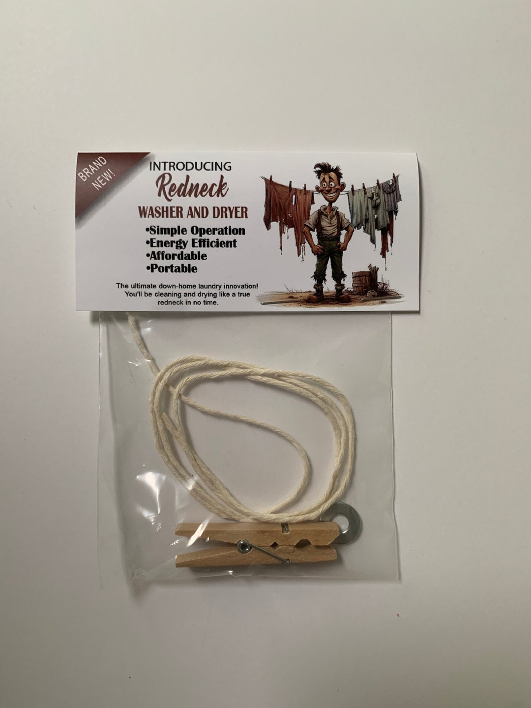 Redneck Washer and Dryer Gag Gift, Funny White Elephant Gifts ...