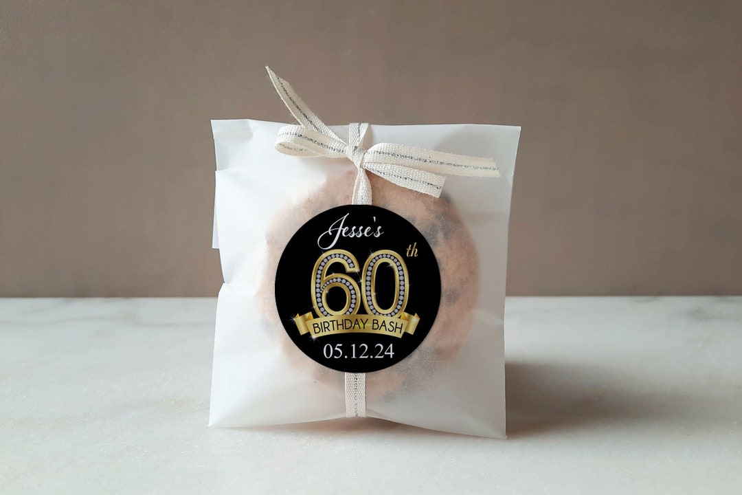 60th Birthday Stickers - Personalized Birthday Sticker - High Quality ...