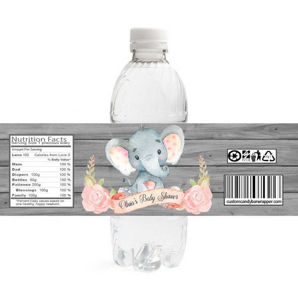 Elephant Labels - Etsy