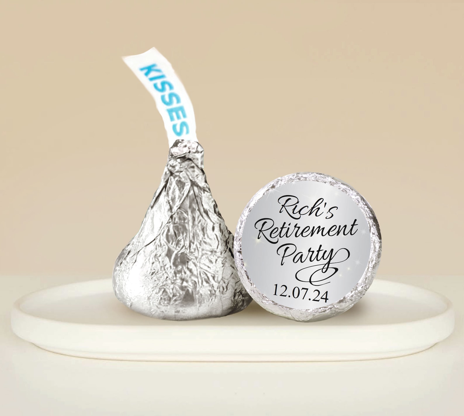 Silver Retirement Stickers Personalized Retirement Labels - Etsy