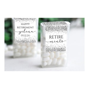 Retirement Tic Tac Labels, Retire Mint Label, Tic Tac Retirement Favor ...