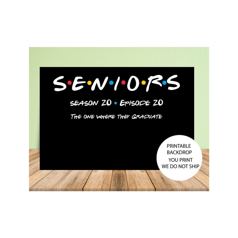 Friends Theme Graduation Invitation Template the One Where - Etsy