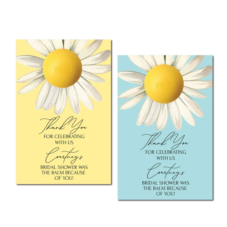 Daisy EOS Lip Balm Bridal Shower Favor (printable) - Etsy