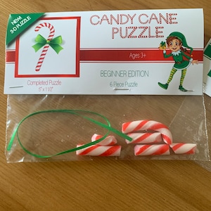 Christmas Candy Cane Puzzle Gag Gift White Elephant Gifts - Etsy