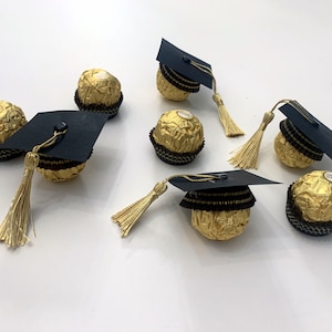 Ferrero Rocher Graduation Cap Favors, Graduation Favors, Graduation ...