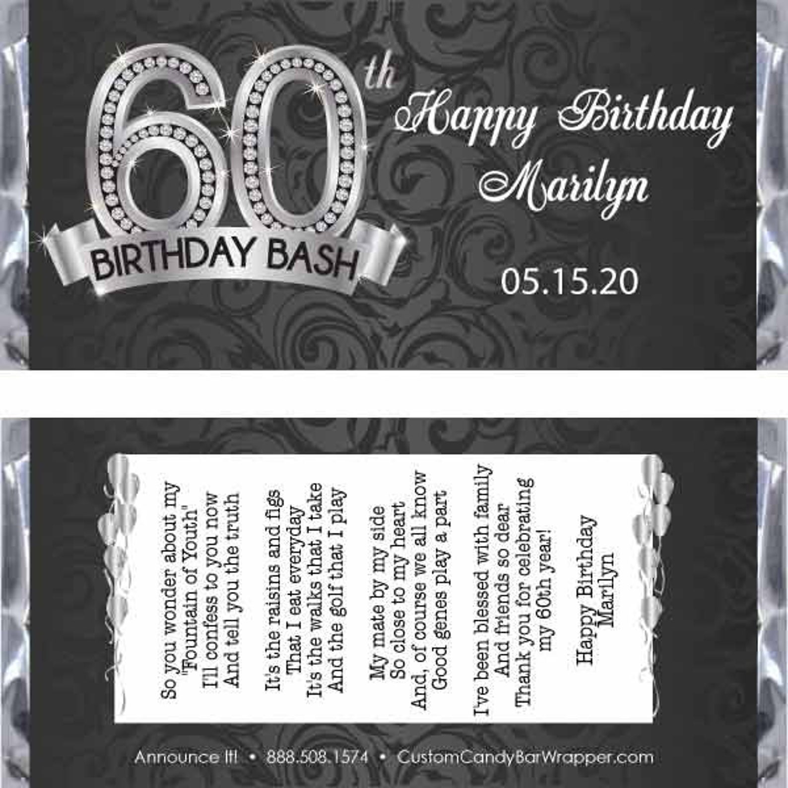 60th Birthday Stickers Personalized Birthday Sticker High - Etsy