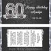 60th Birthday Stickers Personalized Birthday Sticker High - Etsy