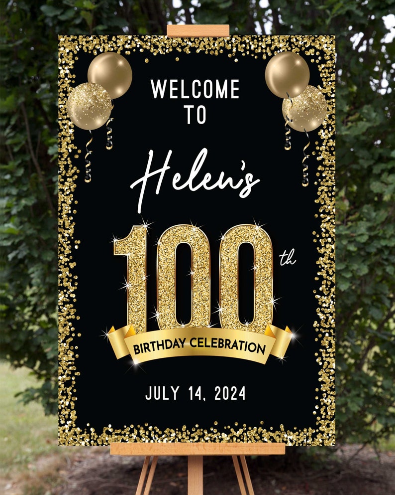 100th Birthday Invitation Hundred Birthday Invitation - Etsy