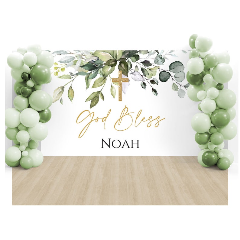 First Communion Backdrop Greenery Communion Backdrop - Etsy