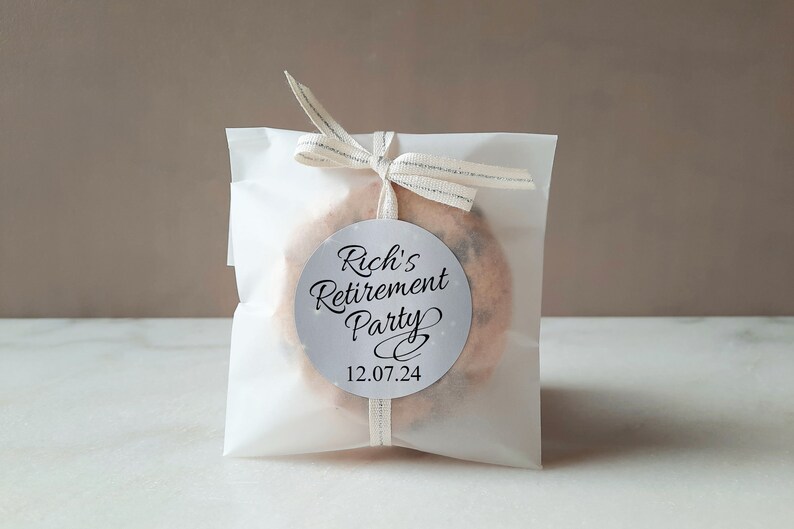 Silver Retirement Stickers Personalized Retirement Labels - Etsy