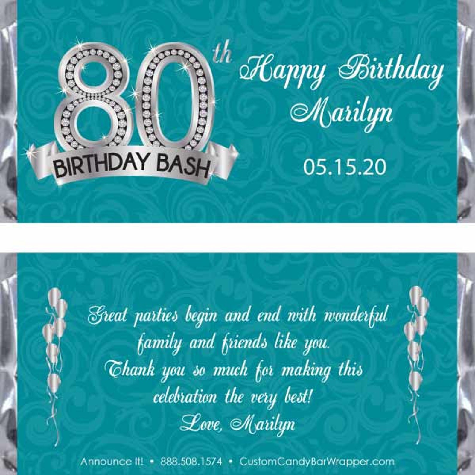 80th Birthday Invitation Adult Birthday Party Invitation Etsy