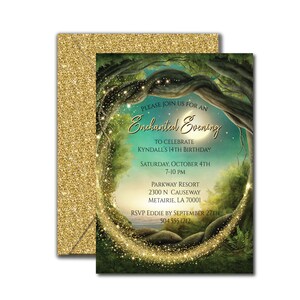 Enchanted Forest Backdrop, Enchanted Evening Backdrop Quinceanera ...